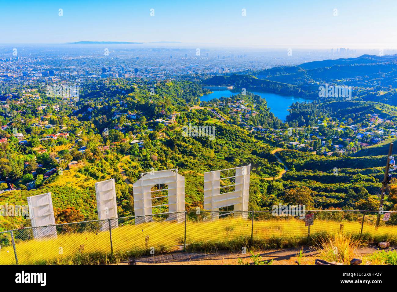 Los Angeles, California - April 11, 2024: Cityscape Seen from the ...
