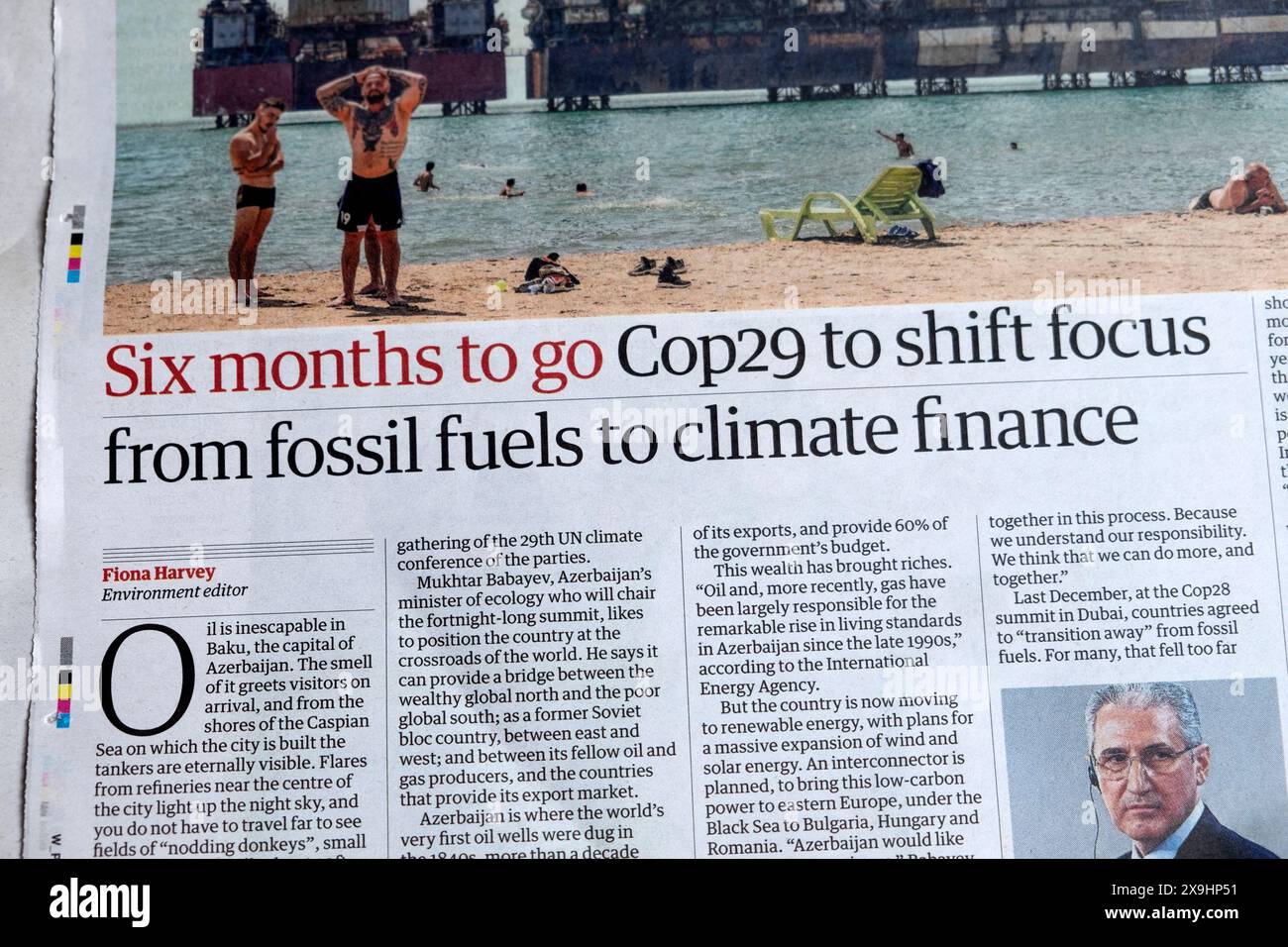 'Six months to go Cop29 to shift focus from fossil fuels to climate ...