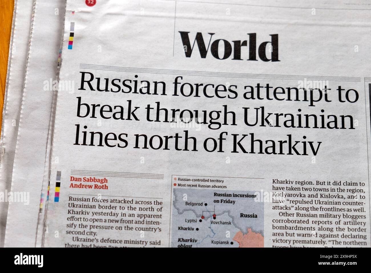 'Russian forces attempt to break through Ukrainian lines north of ...