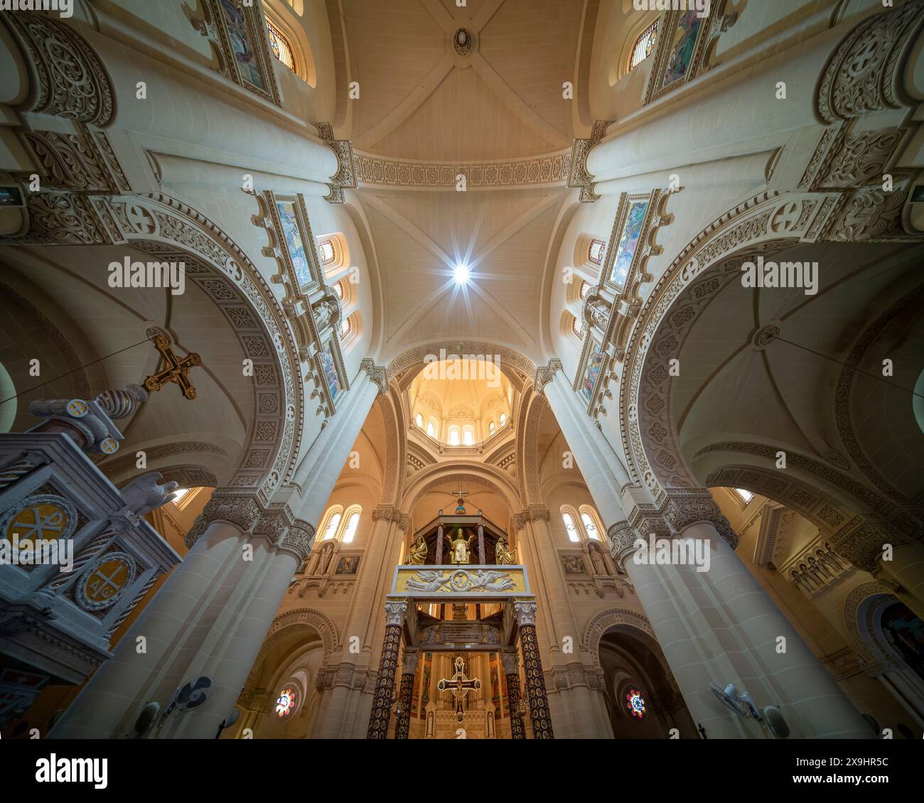 Malta, Gozo, Basilica of the National Shrine of the Blessed Virgin of ...