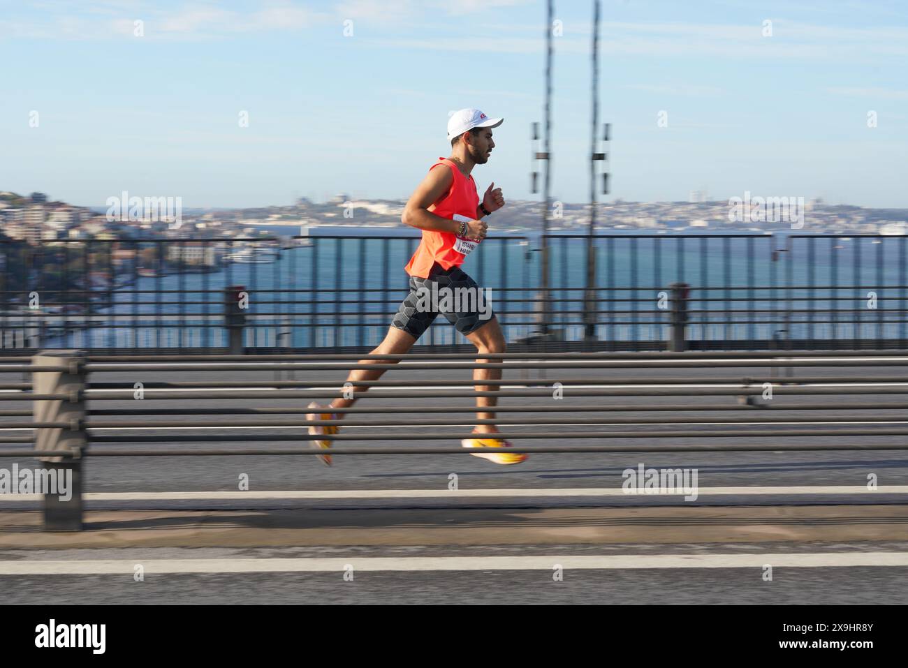 ISTANBUL, TURKIYE - NOVEMBER 05, 2023: Athletes running in 45. Istanbul ...