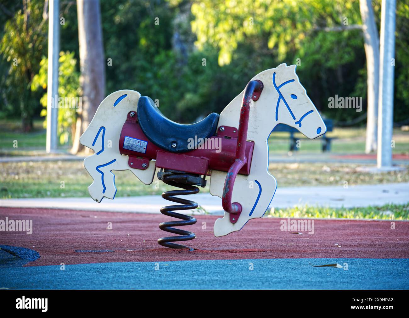 Spring horse playground hi-res stock photography and images - Alamy