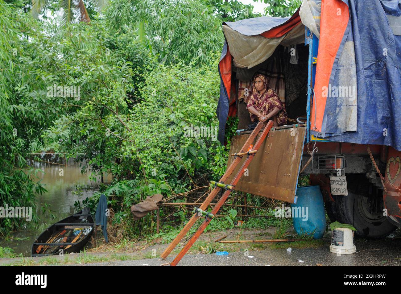 Sylhet, Bangladesh. 30th May 2024. In Rangpani area of Sylhet's Tamabil ...