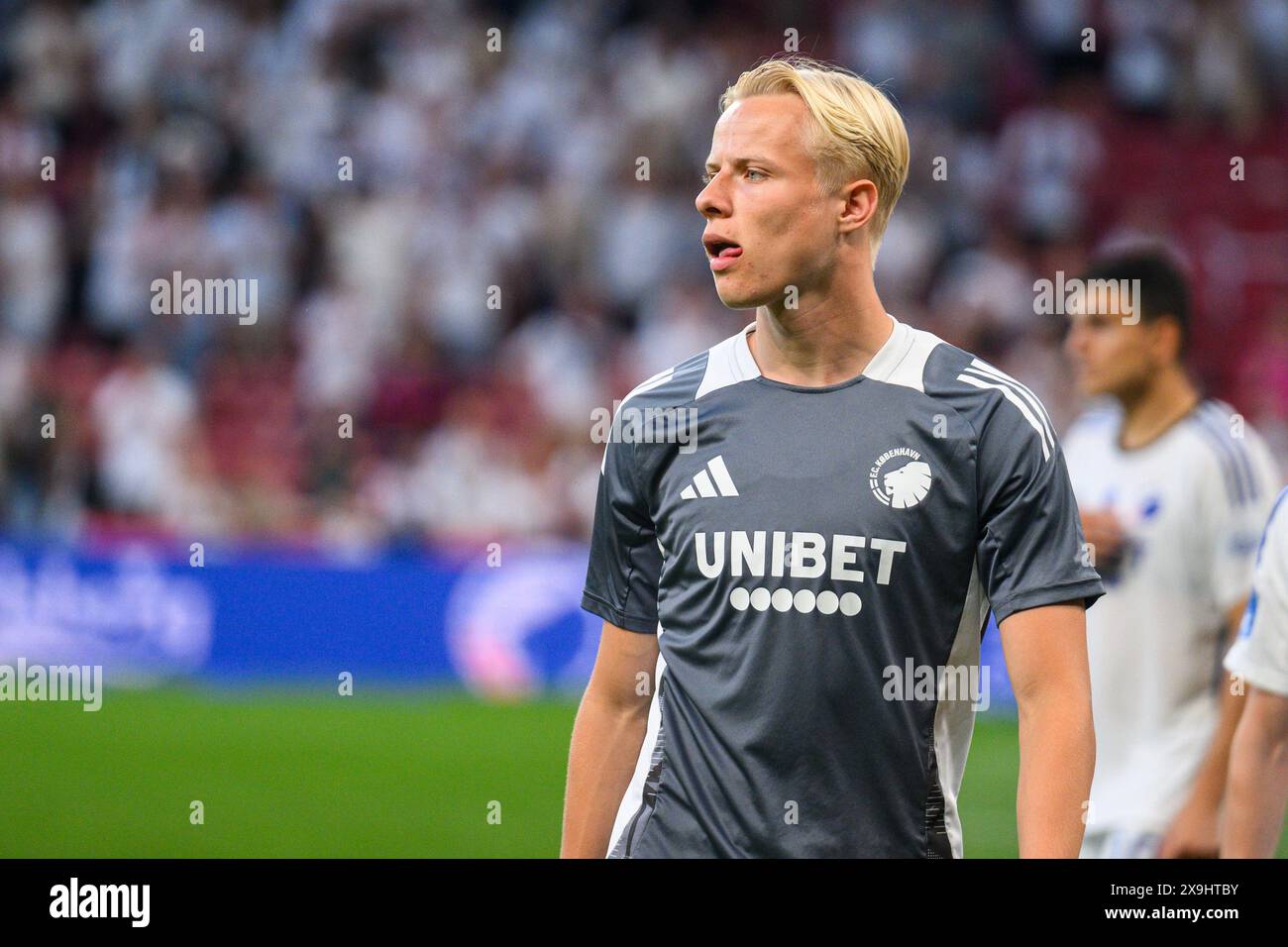 Copenhagen, Denmark. 31st, May 2024. Oscar Hojlund of FC Copenhagen ...