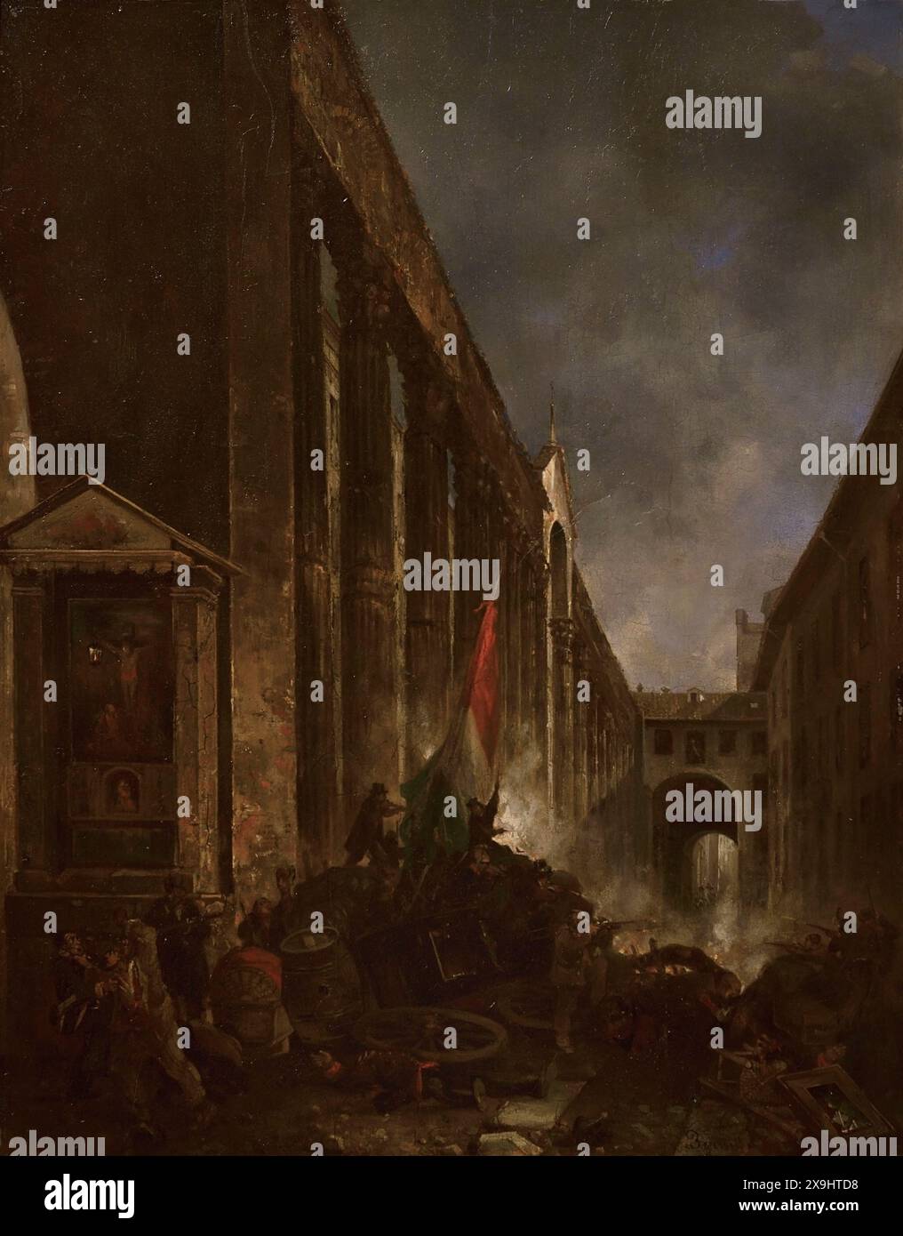 History of Italy. Five Days of Milan. Uprising of the citizens of Milan ...