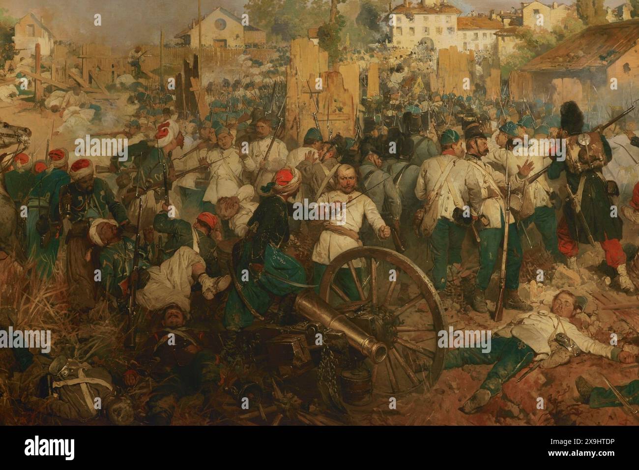 Unification of Italy. Second Italian War of Independence. Battle of ...