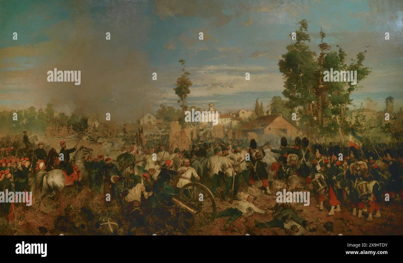 Unification of Italy. Second Italian War of Independence. Battle of ...