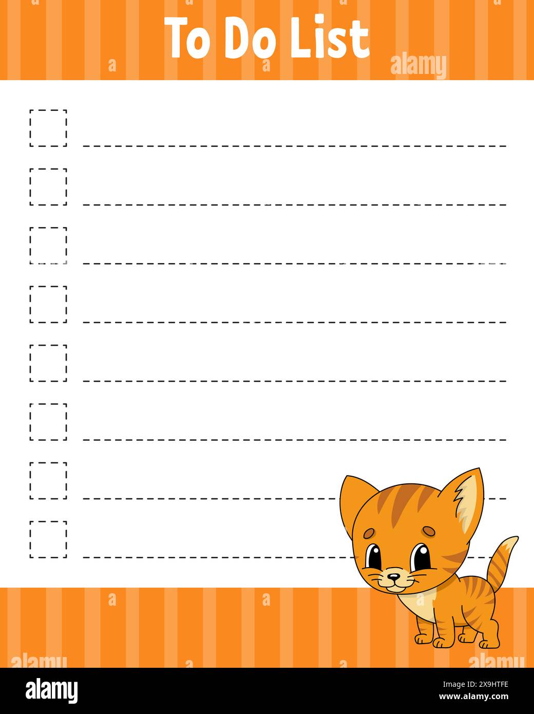 To do list. Printable template. Lined sheet. Handwriting paper. For ...