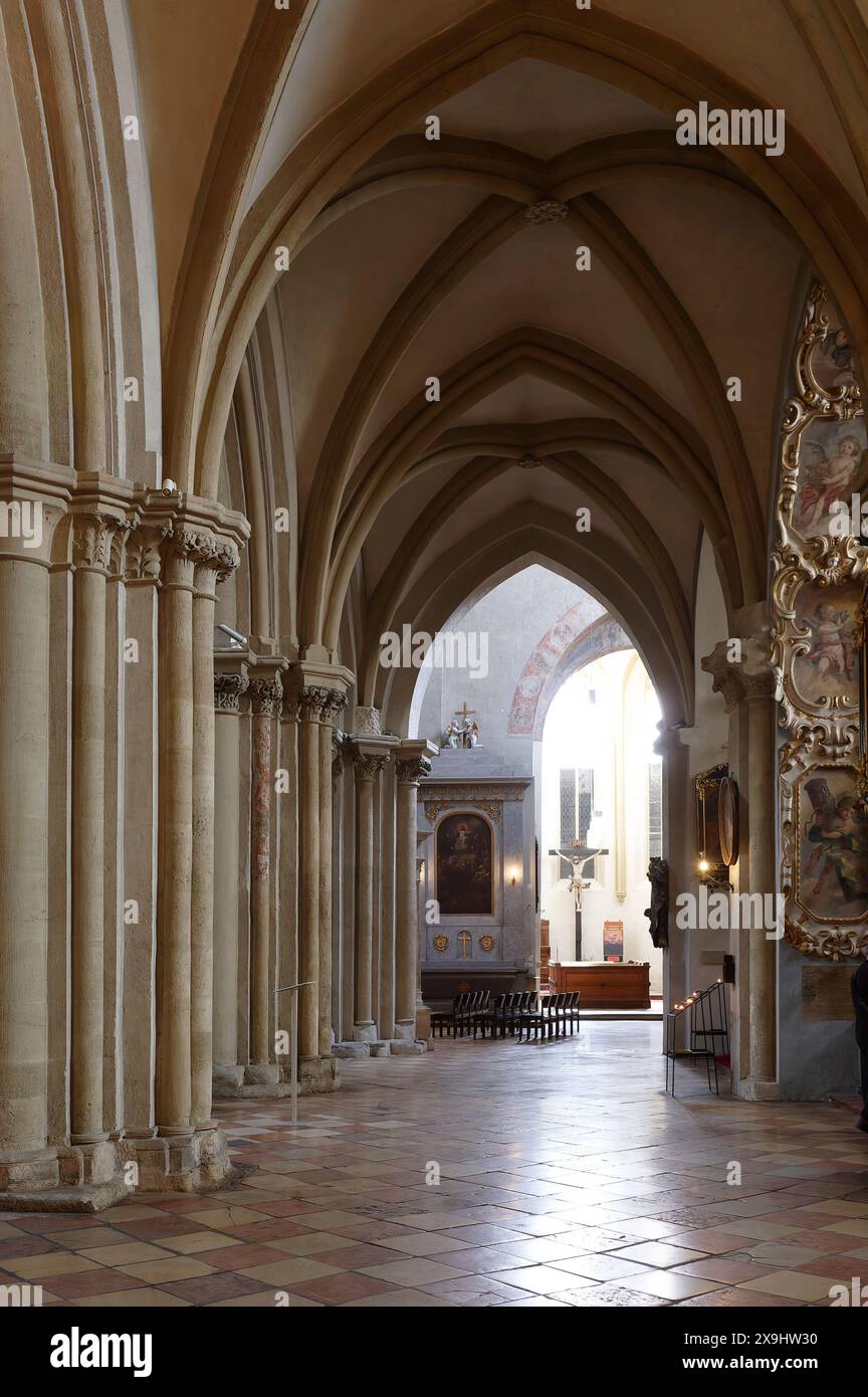 Vienna, Austria. Michaelerkirche (St. Michael's Parish Church) is a ...
