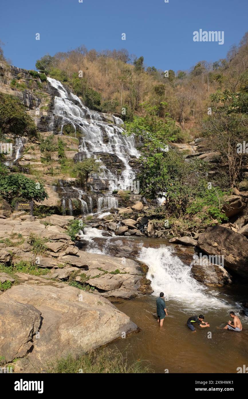 Mae Ya Waterfall, Doi Inthanon National Park Stock Photo - Alamy