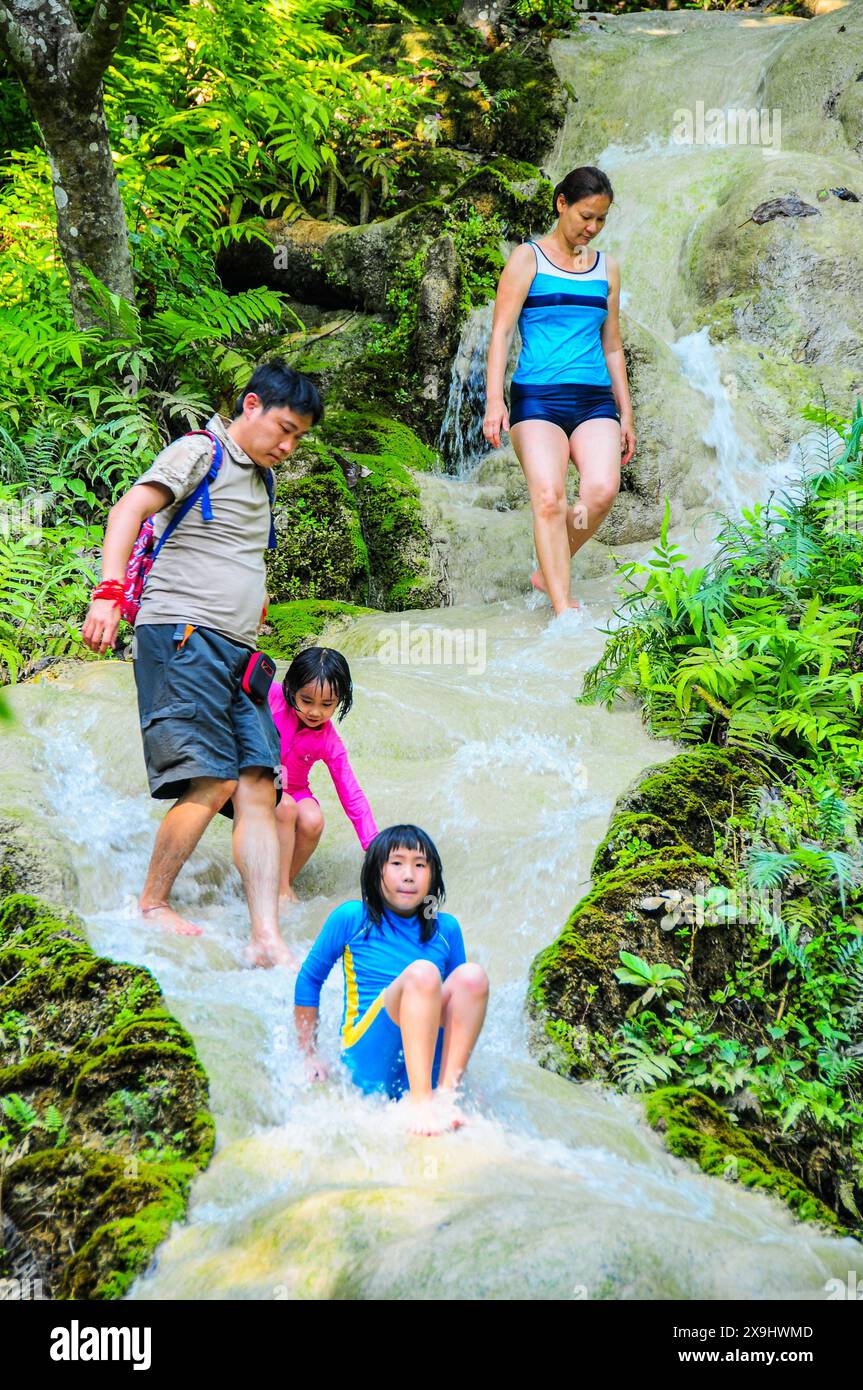 Bua Tong Waterfall (Sticky Waterfall), near Chiang Mai Stock Photo - Alamy
