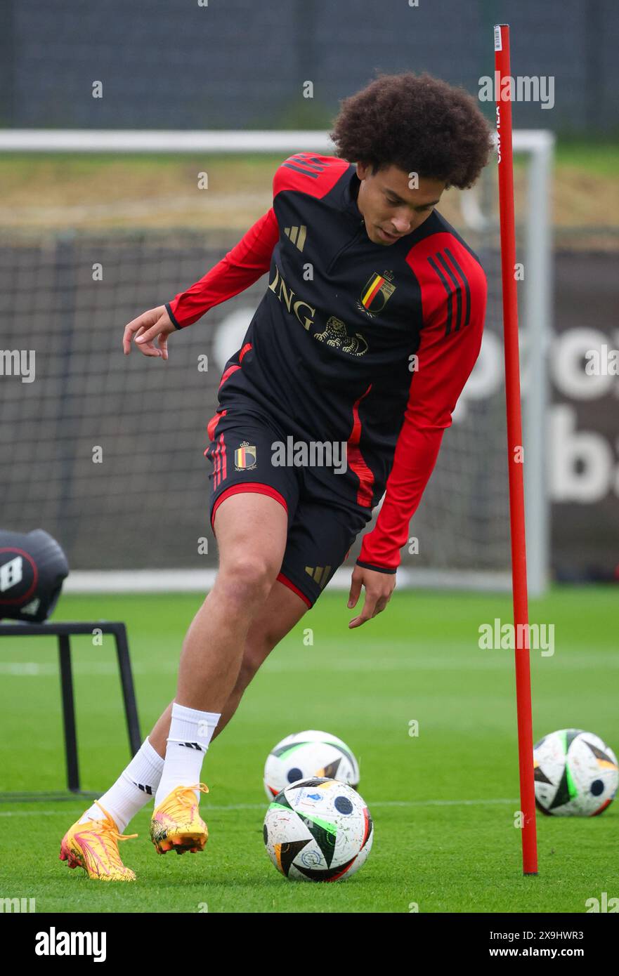 Belgium's Axel Witsel pictured in action during a training session of ...
