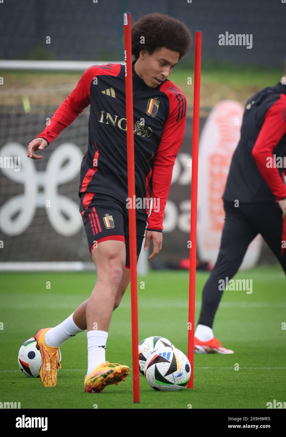Belgium's Axel Witsel pictured in action during a training session of ...