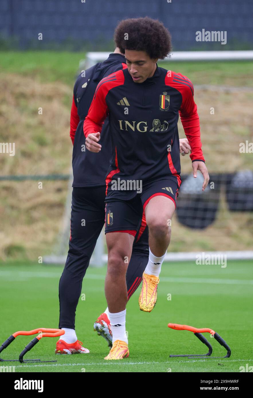 Belgium's Axel Witsel pictured in action during a training session of ...