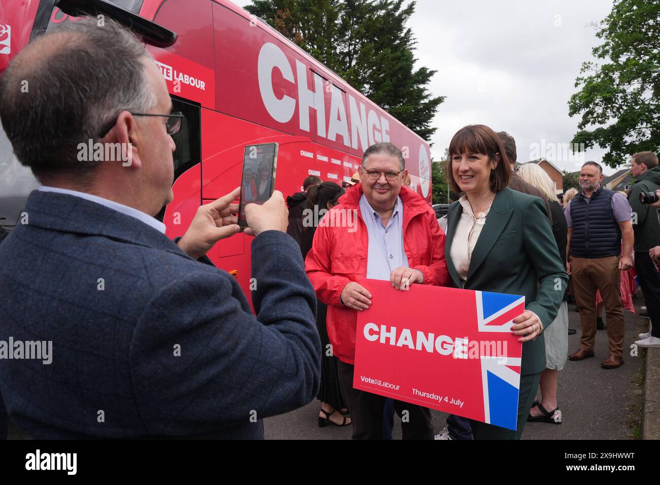 Shadow chancellor Rachel Reeves, at the launch event for Labour's ...