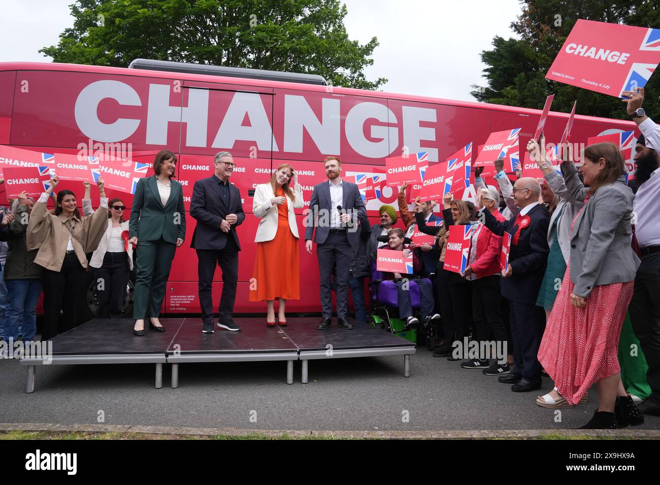 (left-right) Shadow chancellor Rachel Reeves, Labour Party leader Sir ...