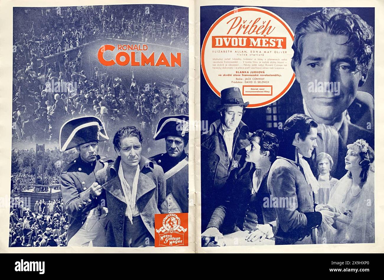 Czech Trade Ad for RONALD COLMAN as Sydney Carton DONALD WOODS and ...