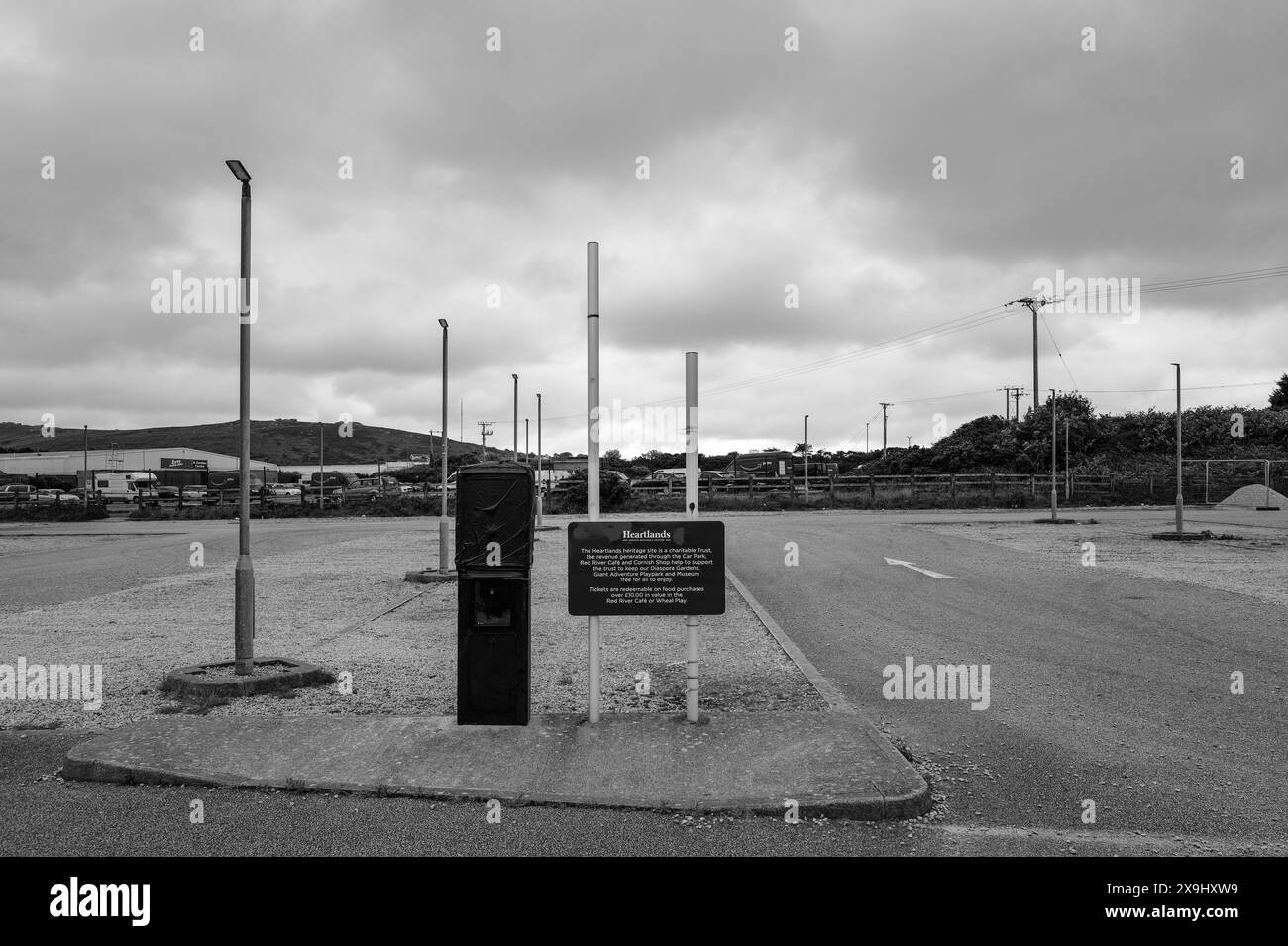 HEARTLANDS POOL CAMBORNE WORLD HERITAGE SITE MINING ENGINE HOUSE Stock ...