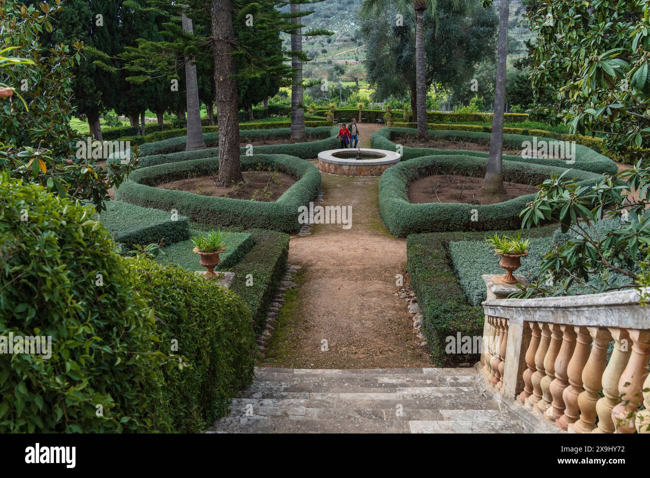 Raixa garden , public property, municipality of Bunyola, Majorca ...