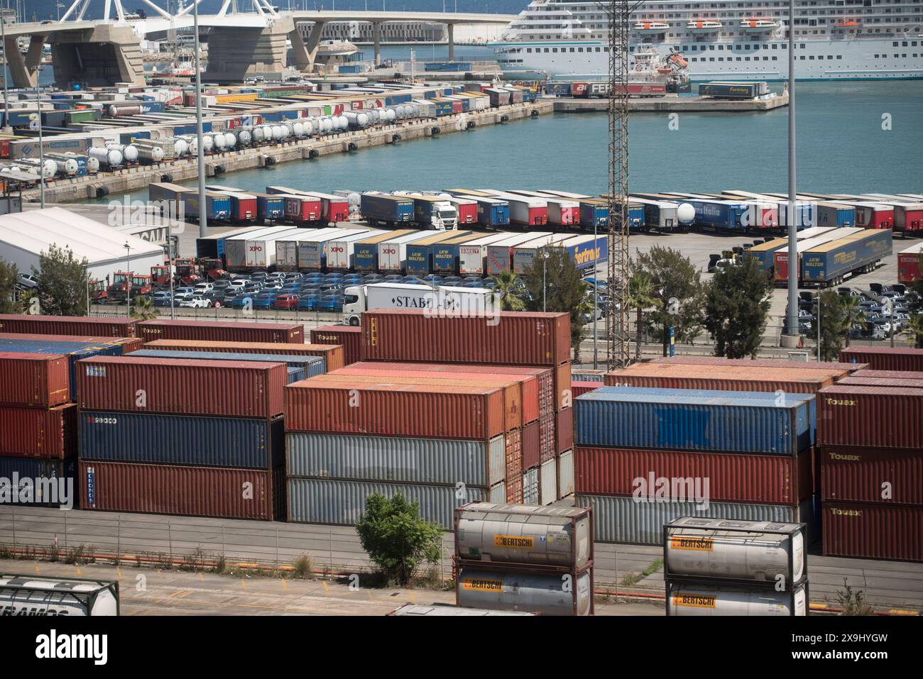 ship container for transportation of cargo used in logistics and onward ...