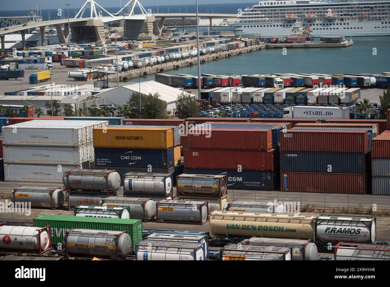 ship container for transportation of cargo used in logistics and onward ...