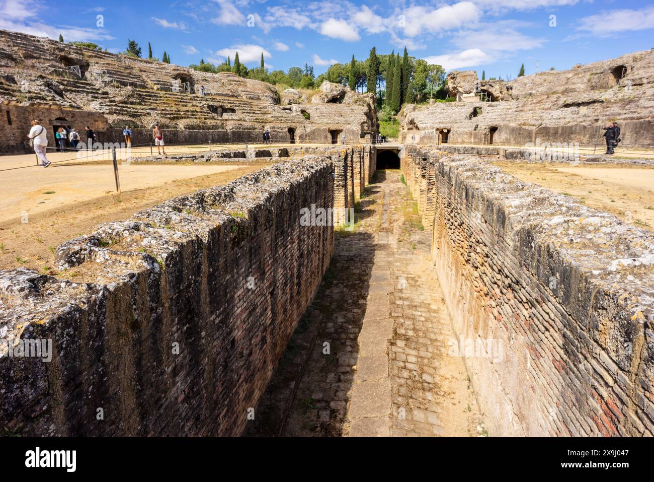 Italica amphitheater, time of Emperor Hadrian, years 117-138., Italica ...