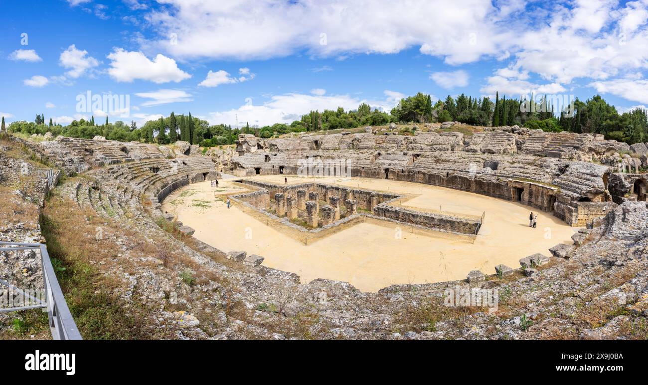 Italica amphitheater, time of Emperor Hadrian, years 117-138., Italica ...