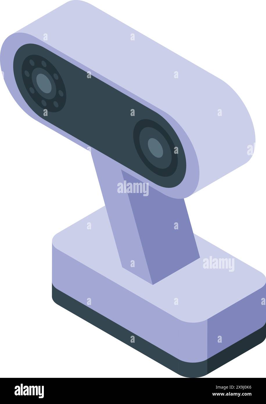 Modern isometric security camera illustration for surveillance, safety ... Modern isometric security camera illustration for surveillance, safety ...