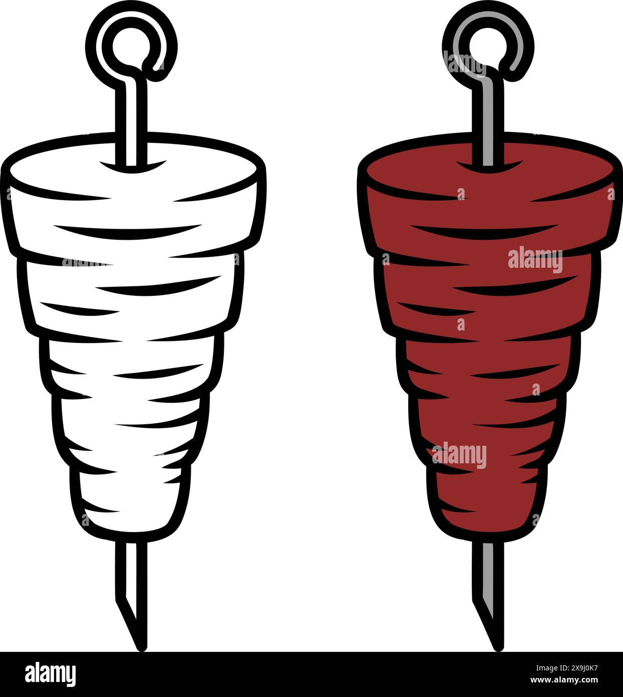 Doner poster Stock Vector Images - Alamy