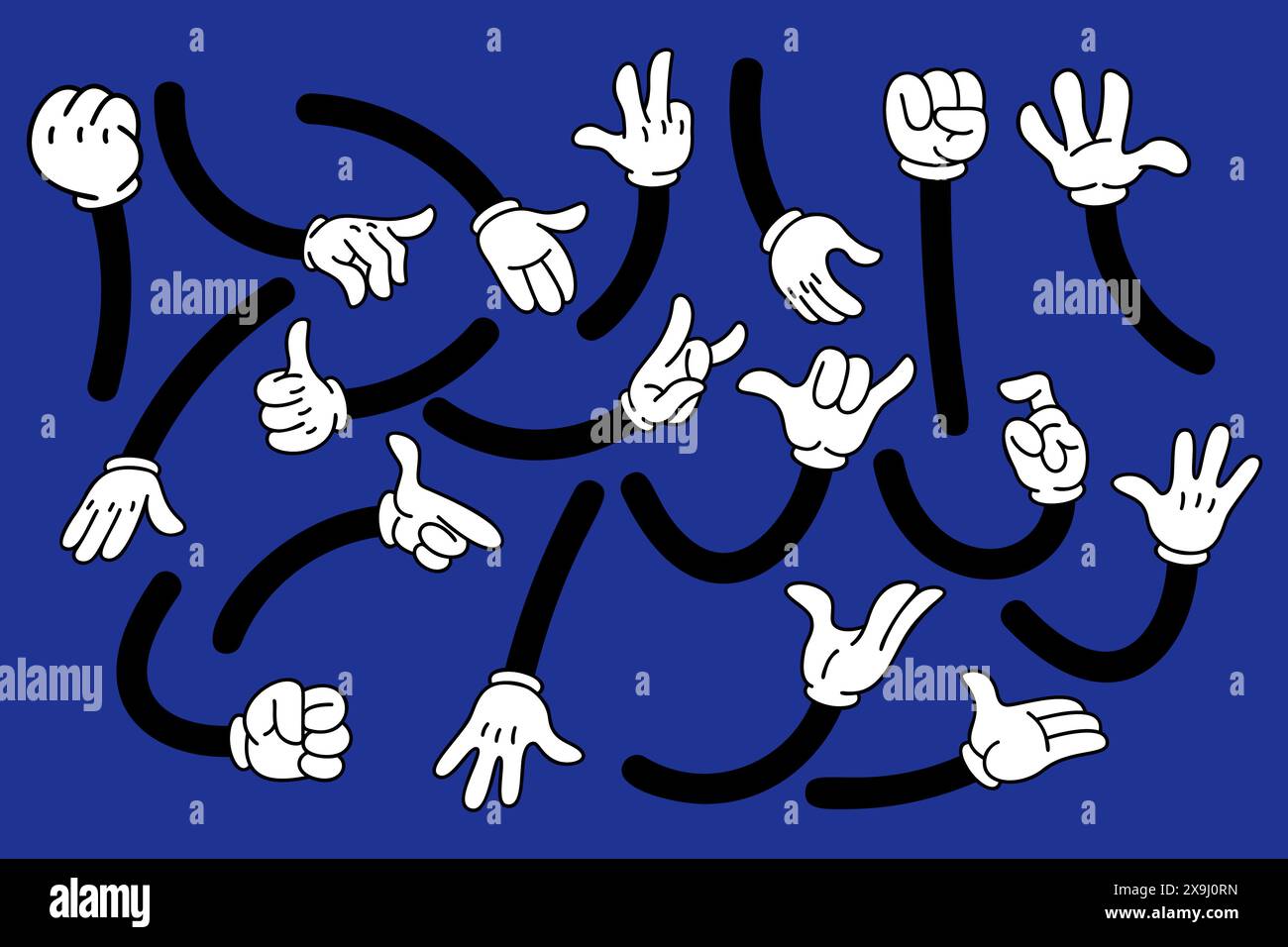 Cartoon arm rubber glove hi-res stock photography and images - Alamy