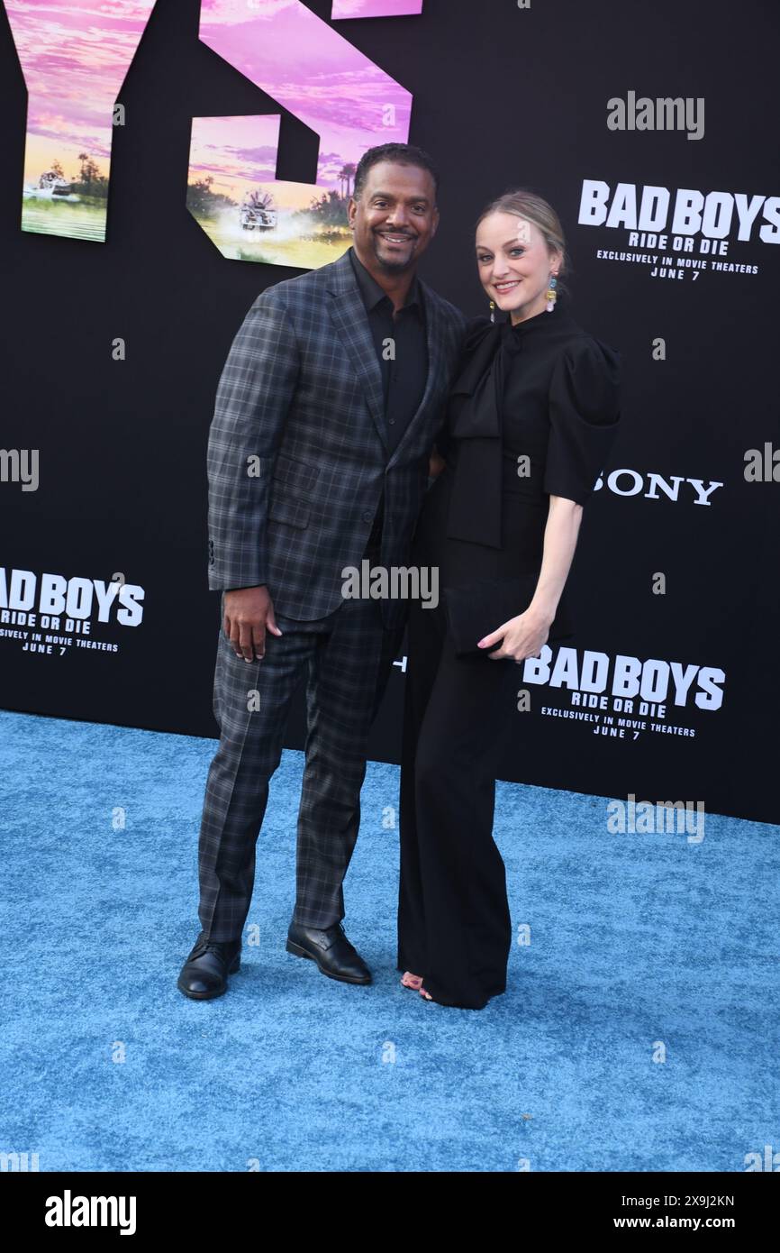 Hollywood, California, USA 30th May 2024 Actor Alfonso Ribeiro and wife ...