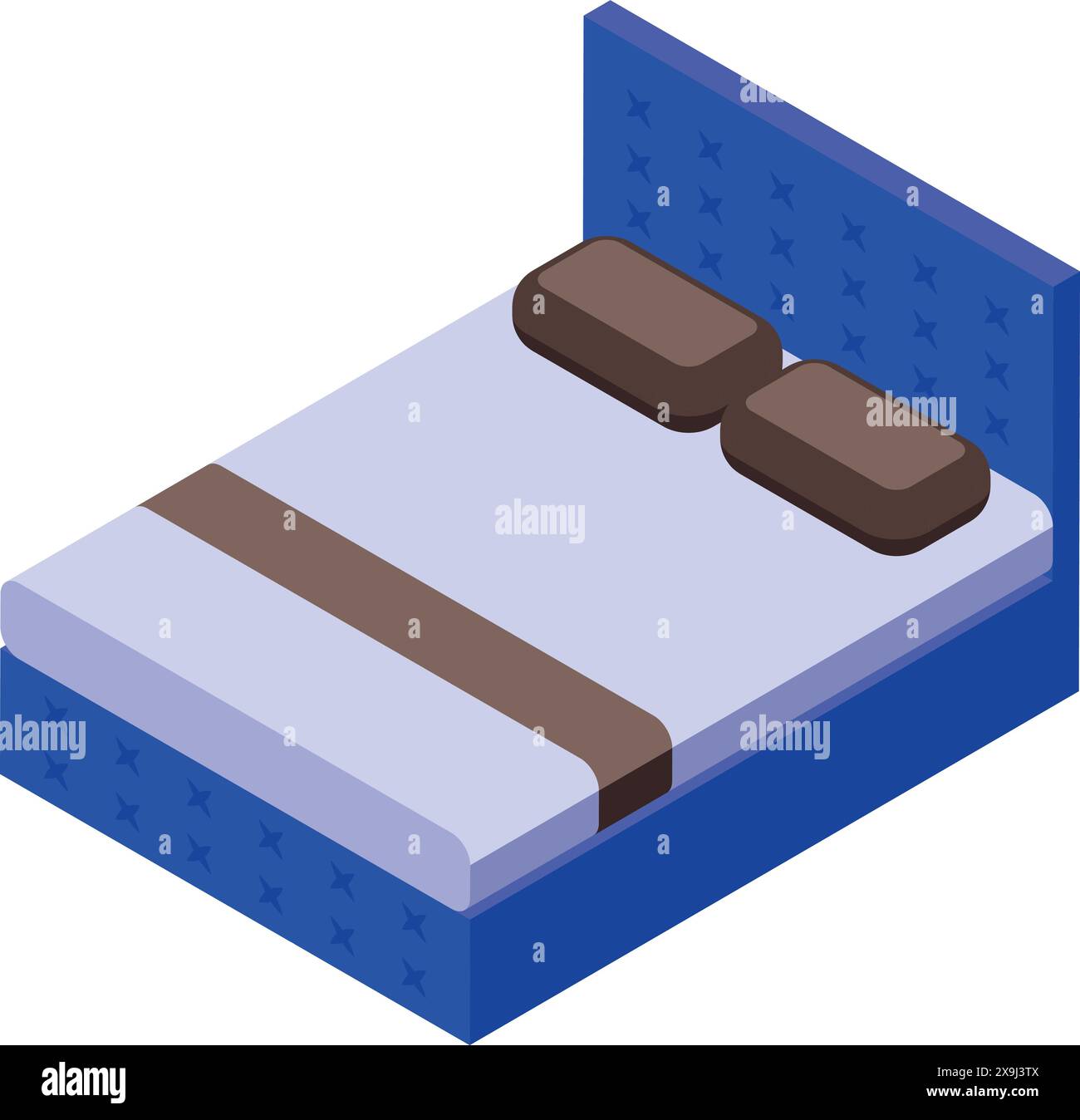 Sleeping interior design headboard Stock Vector Images - Alamy