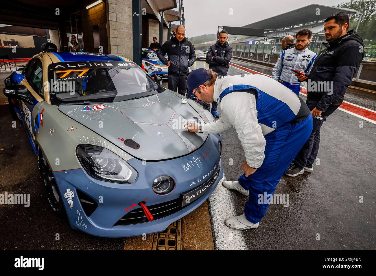 FEBREAU Julien, Chazel Technologies Course, Alpine A110 Cup, Challenger, portrait JACONO Alain ...