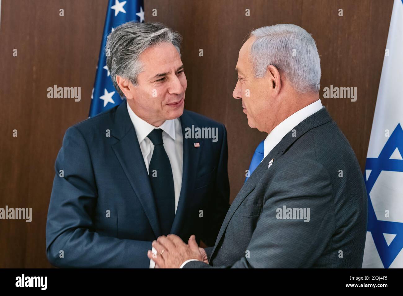 Jerusalem, Israel - Jan 30 2023: Secretary of State Antony J. Blinken ...