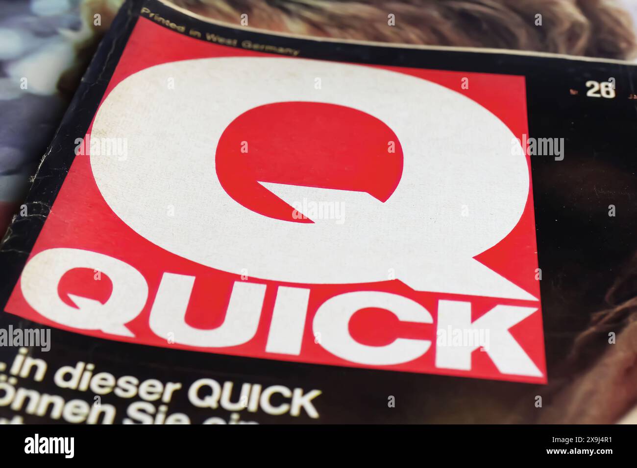 Viersen, Germany - May 9. 2024: Logo lettering of german Quick news ...