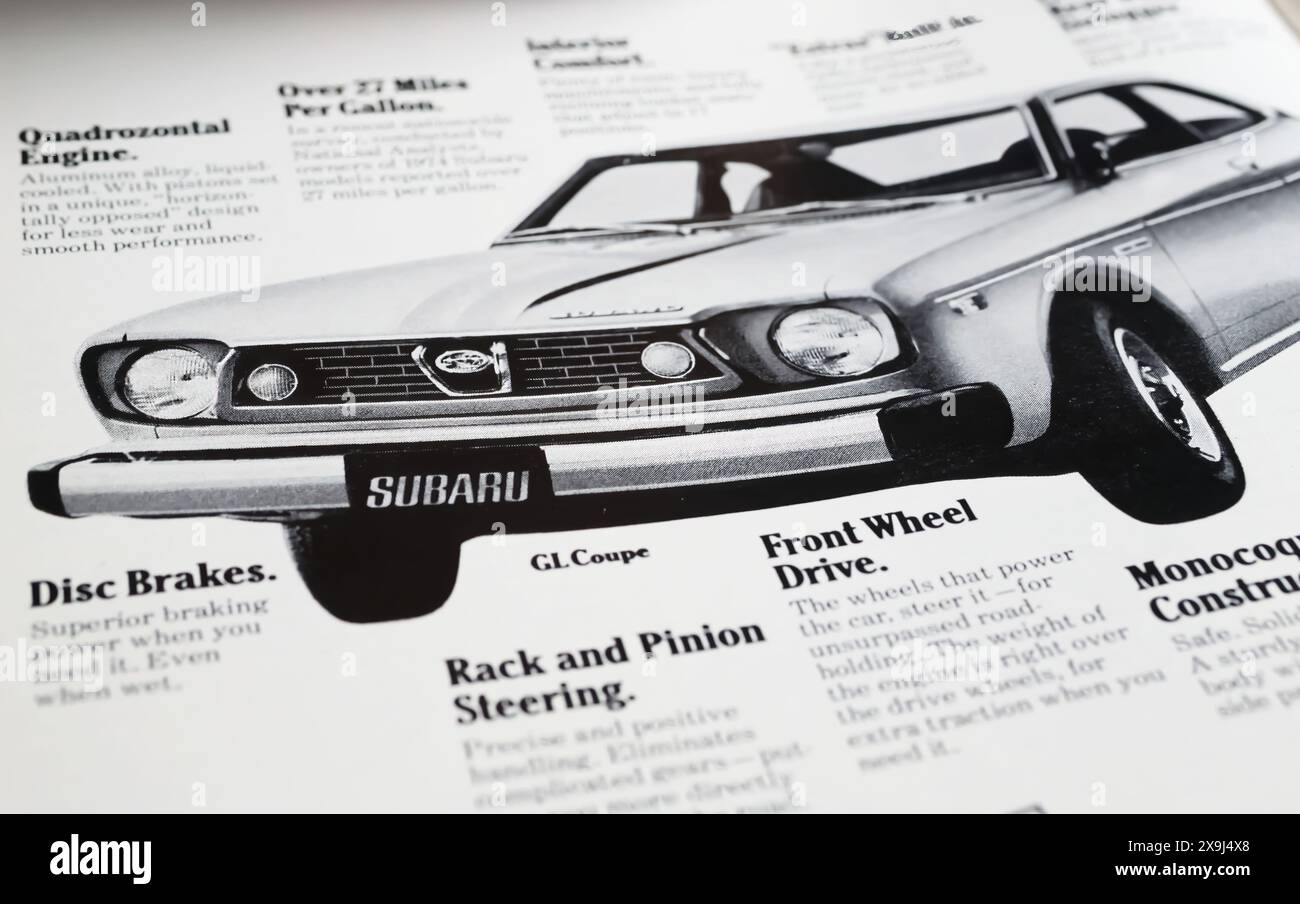 Subaru advert hi-res stock photography and images - Alamy