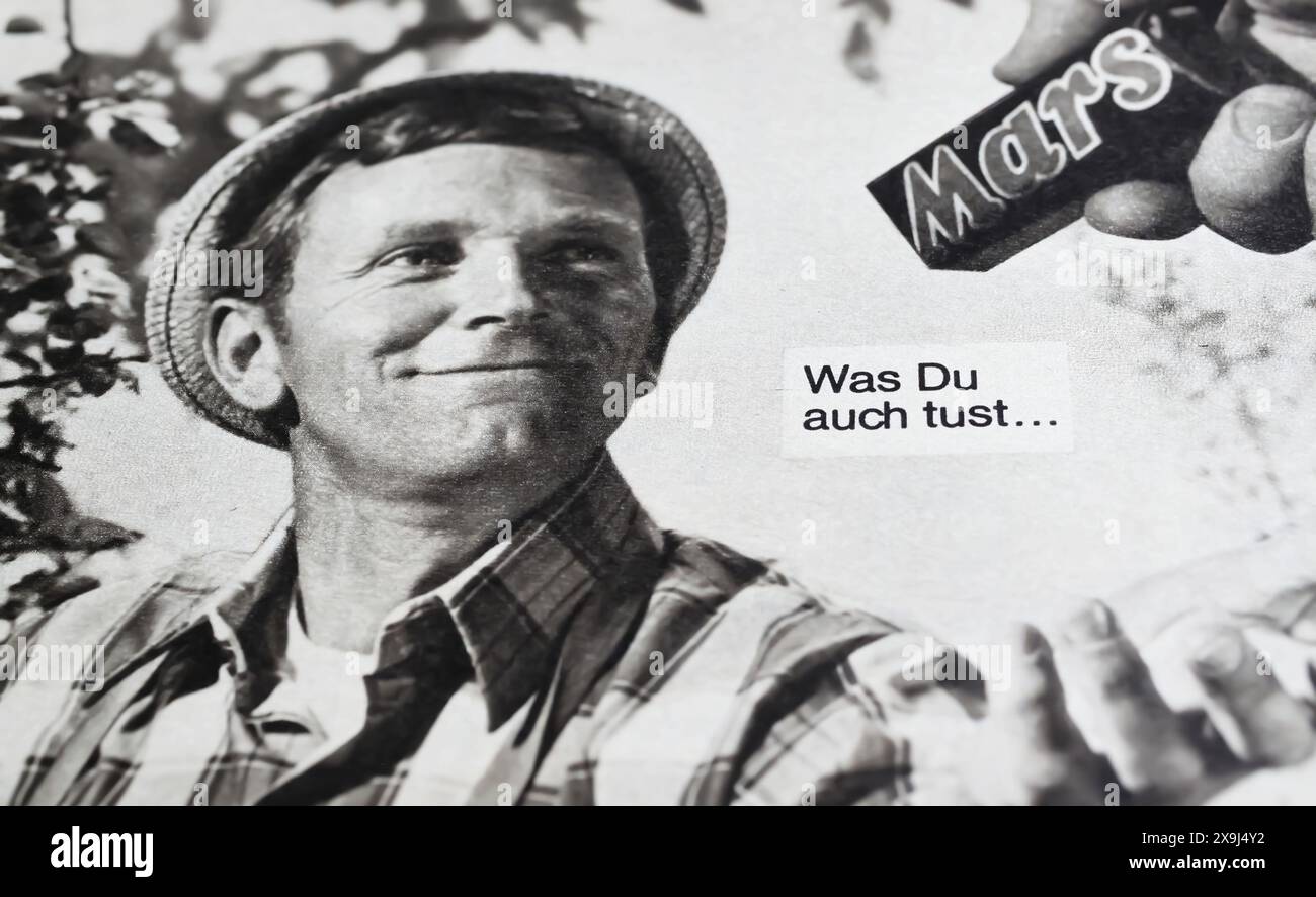 Mars chocolate 1960s hi-res stock photography and images - Alamy