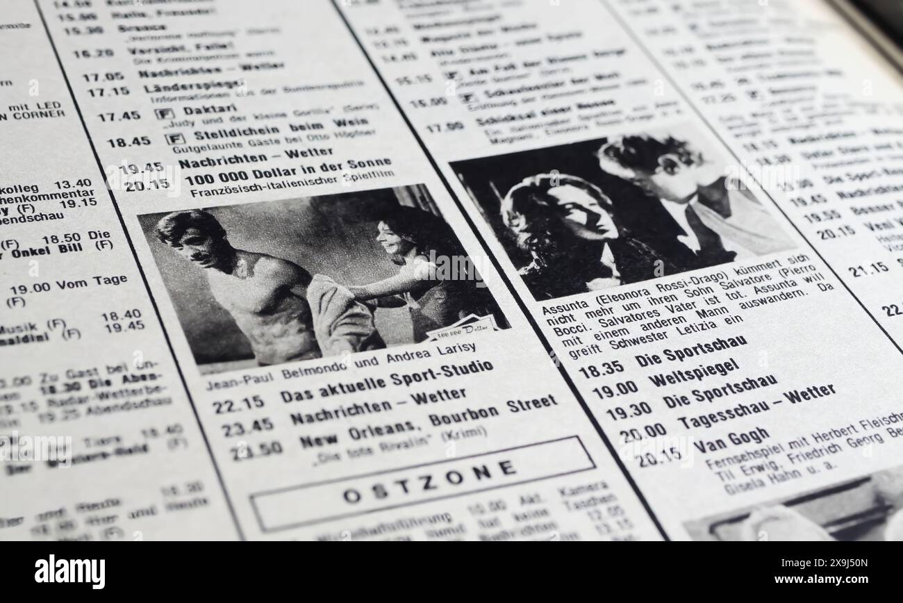 1960s tv guide hi-res stock photography and images - Alamy
