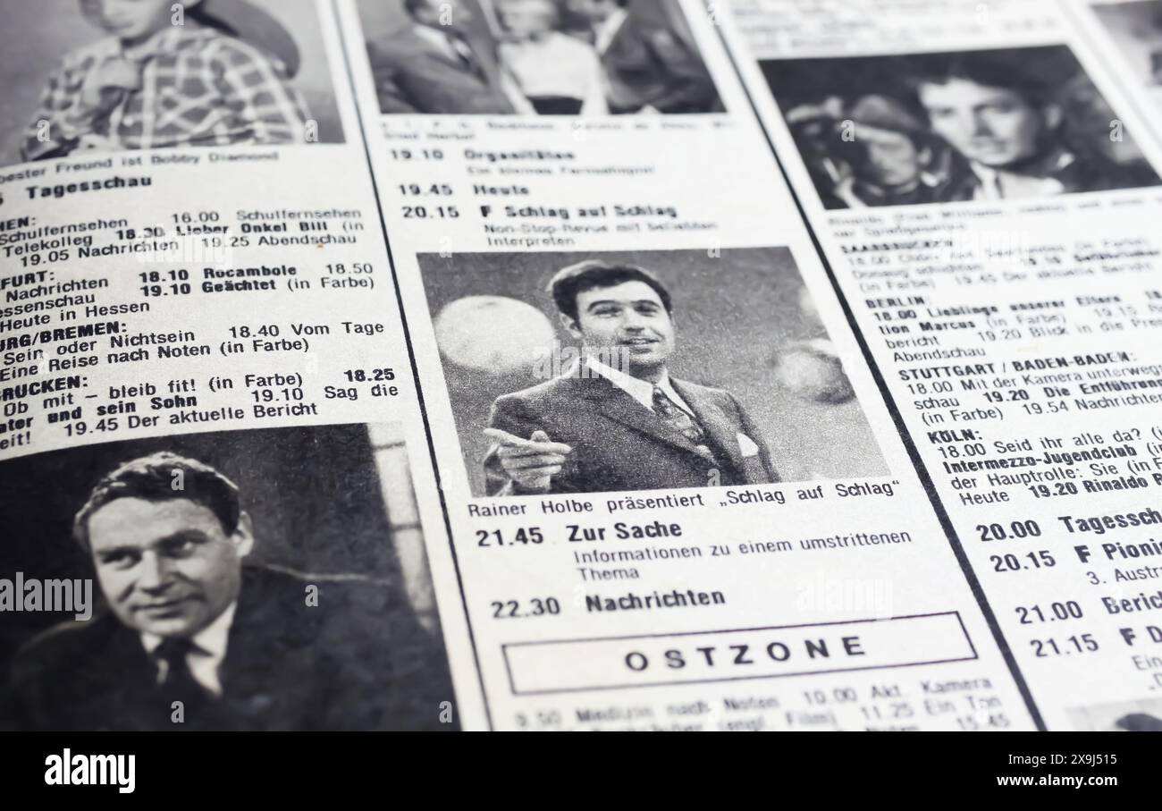 Viersen, Germany - May 9. 2024: German television programme guide from ...