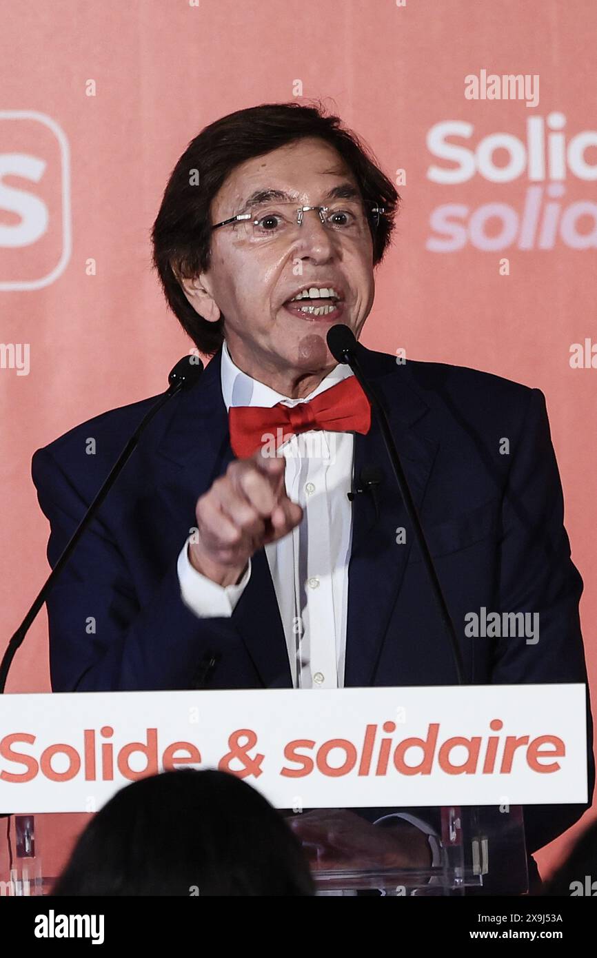Walloon Minister President Elio Di Rupo delivers a speech at a congress ...