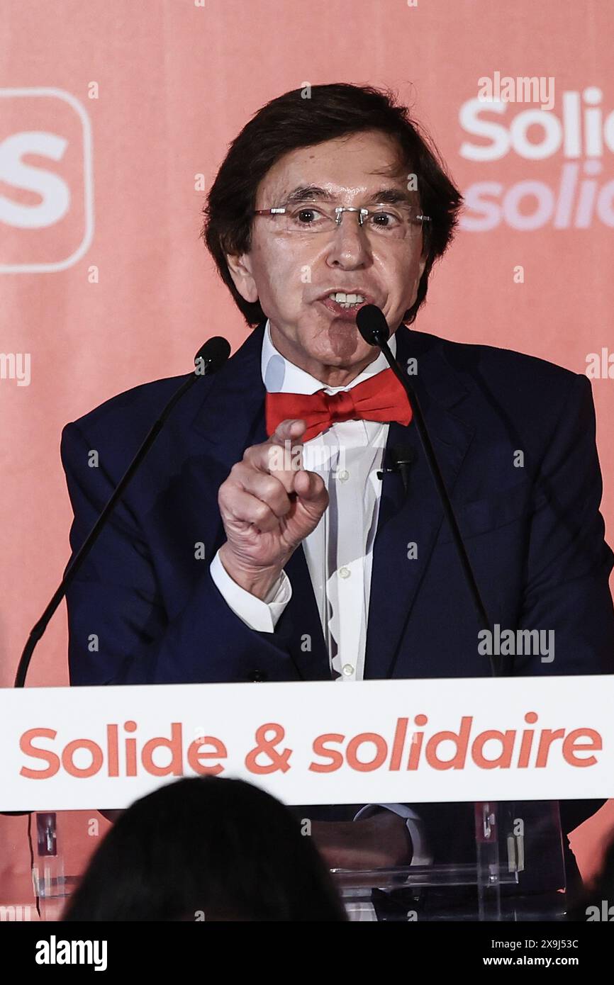 Walloon Minister President Elio Di Rupo delivers a speech at a congress ...