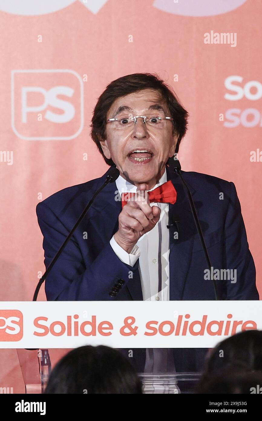 Walloon Minister President Elio Di Rupo pictured during a congress of ...