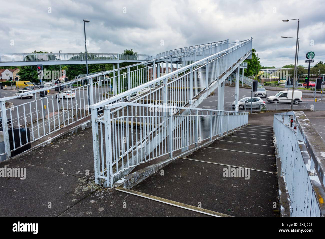 The 'Spider Bridge', Harvey Road, Allenton, Derby Stock Photo - Alamy