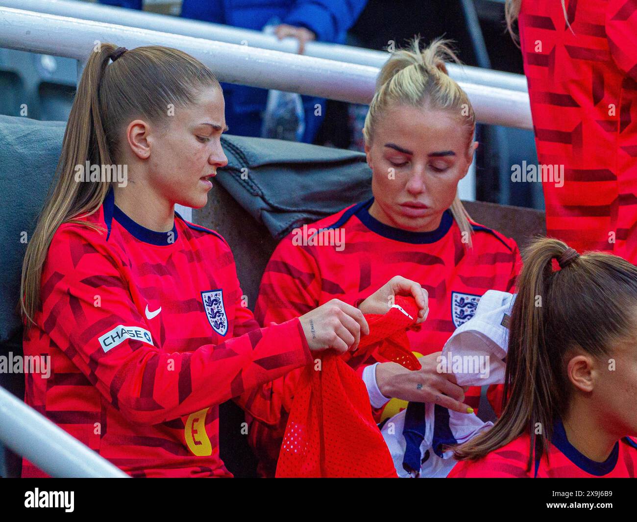 St James Park Stadium, England 31st May 2024: Alex Greenwood (12) for ...