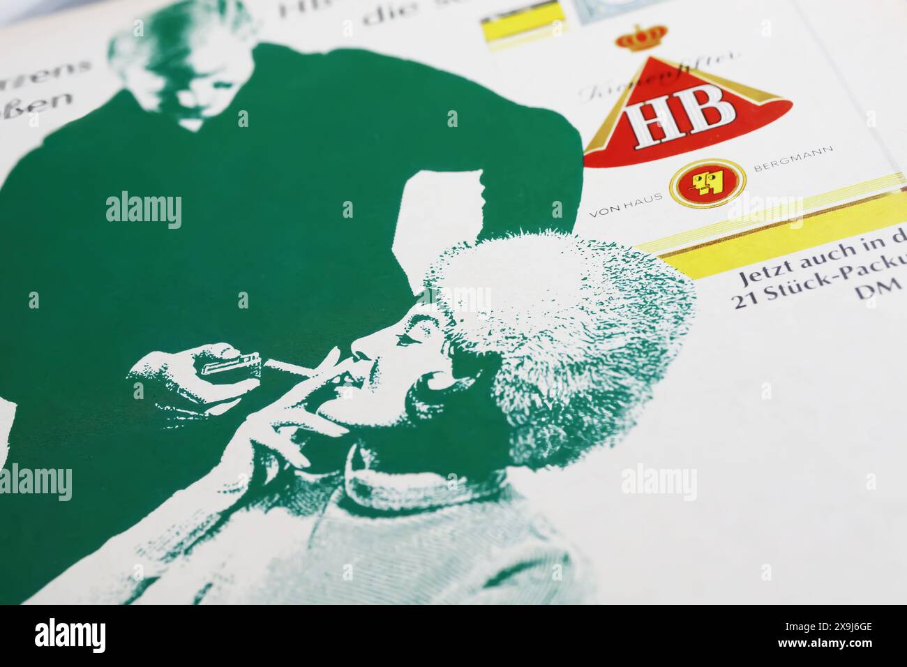 Viersen, Germany - May 9. 2024: Retro old magazine british american ...