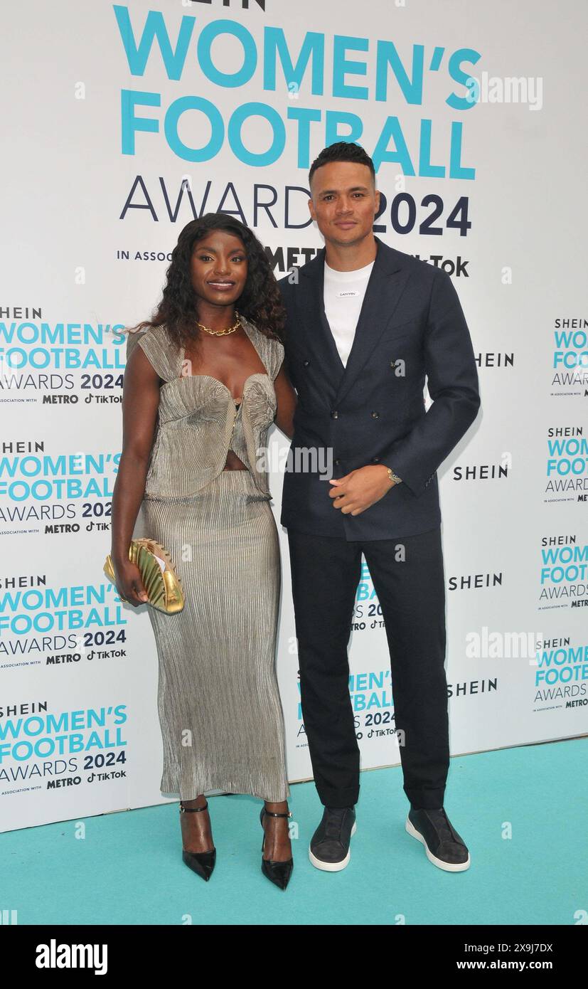 Eniola Aluko And Jermaine Jenas At The Womens Football Awards 2024