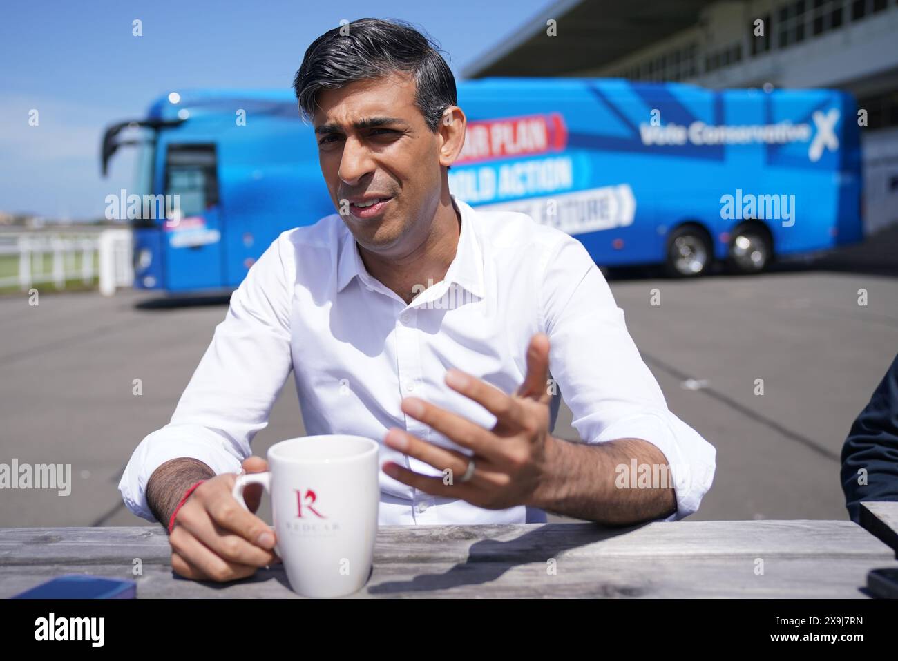 Prime Minister Rishi Sunak speaks to the media at the launch of the ...