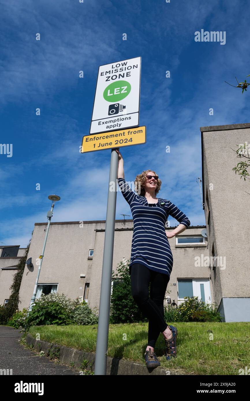Edinburgh Scotland, UK 01 June 2024. Scottish Greens Co-leader Lorna ...