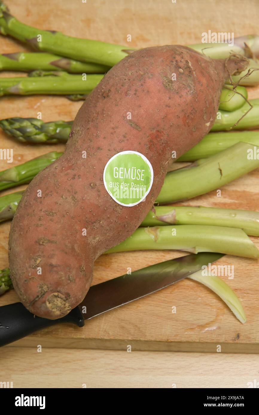 Feature / Symbol: Regionales Gemüse 05/24 thg Süßkartoffel und Grüner ...