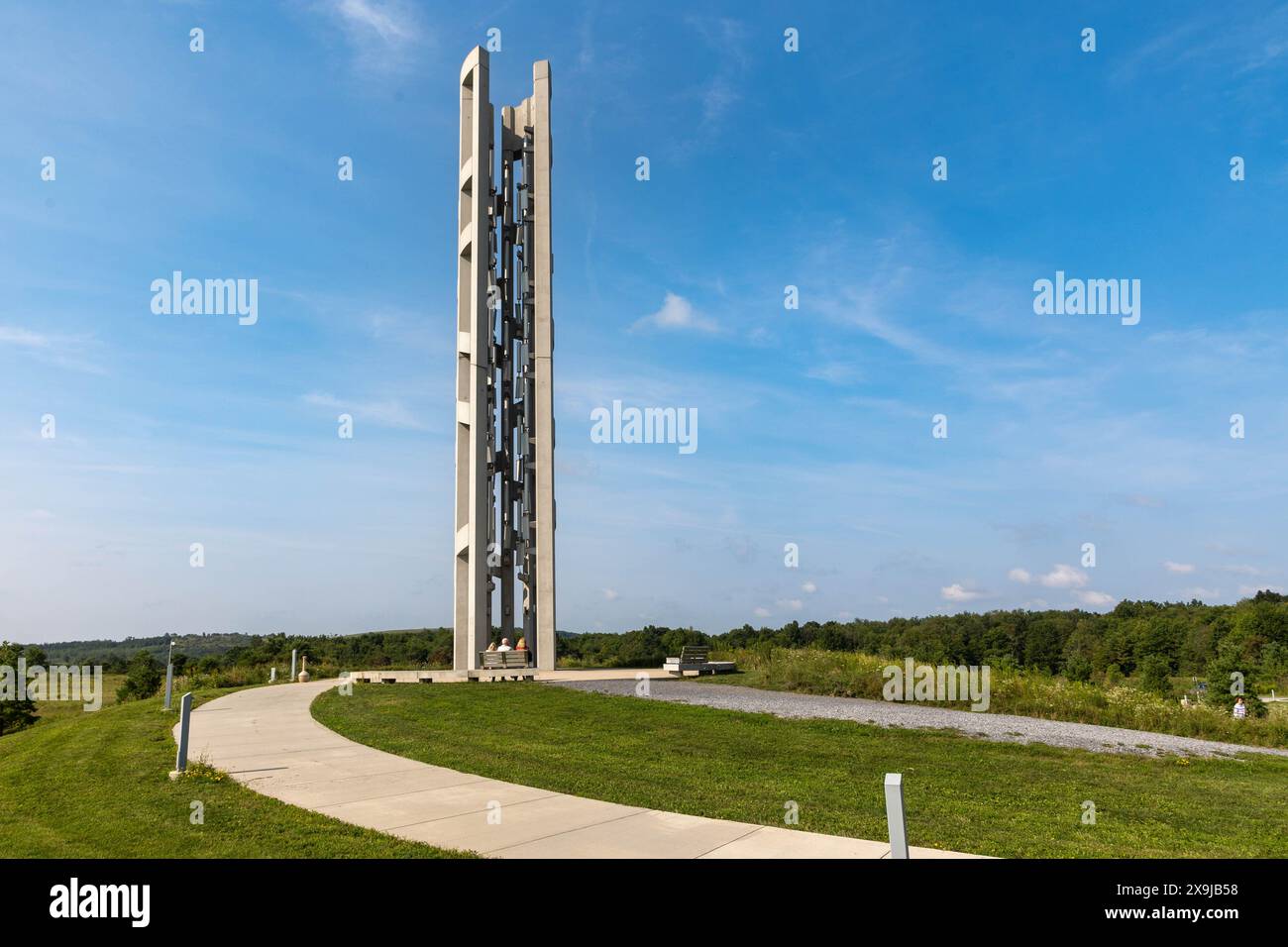 Tower of Voices from the Flight 93 Memorial Stock Photo - Alamy